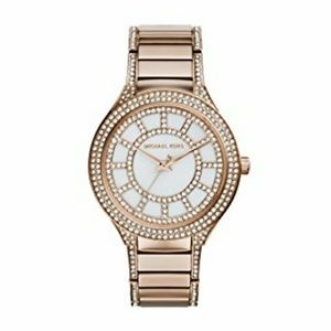 Michael Kors | Accessories | Mk Rose Gold Encrusted Face Watch | Poshmark
